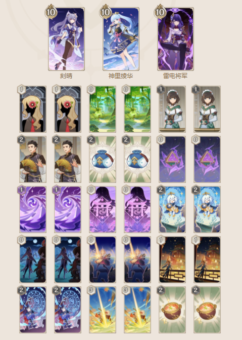 七圣召唤5大最火卡组攻略 原神七圣召唤人气最高卡组最新2023-278wan游戏网