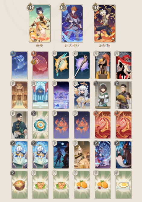 七圣召唤卡牌角色排行 原神35七圣召唤新卡牌-278wan游戏网